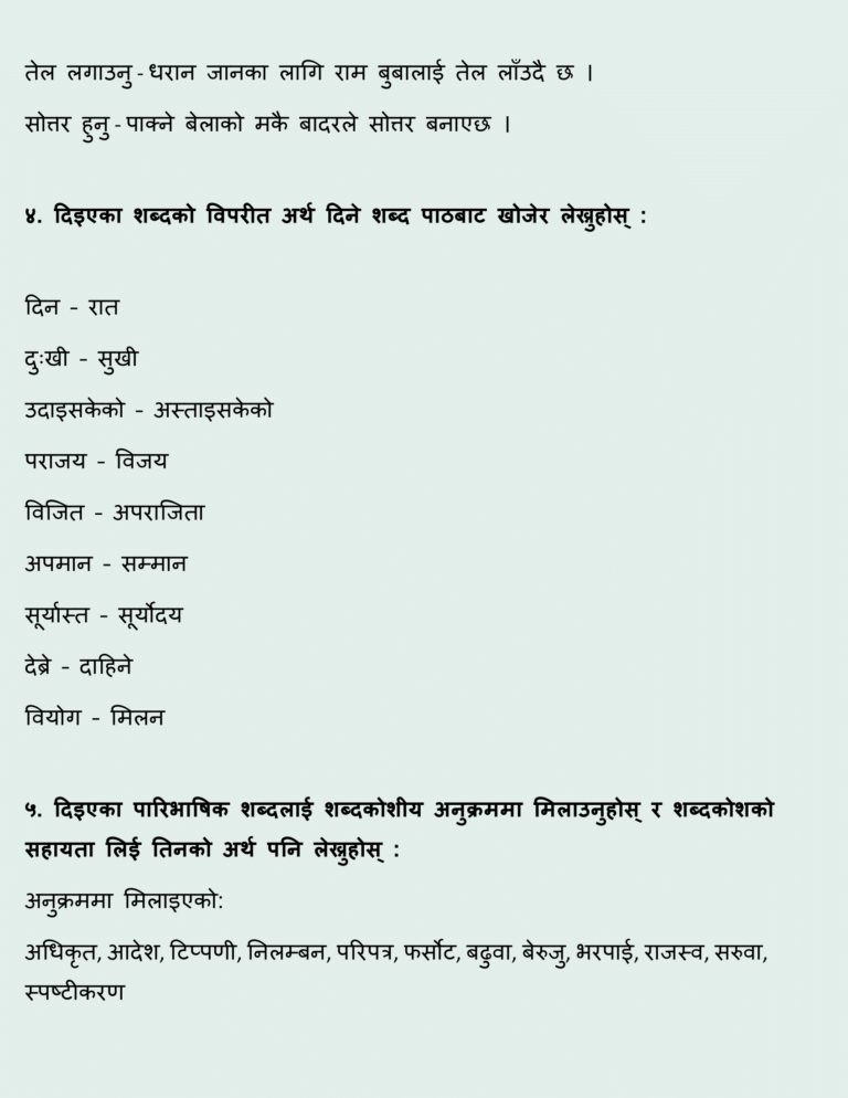 Birahini Damayanti Class 12 Nepali Chapter 2: Exercise, Summary and PDF ...